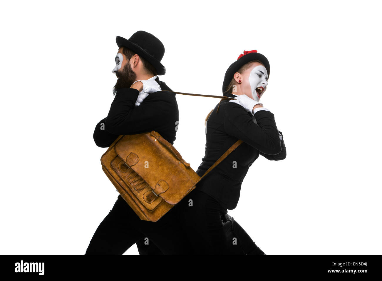 Two women fighting over man hi-res stock photography and images - Alamy