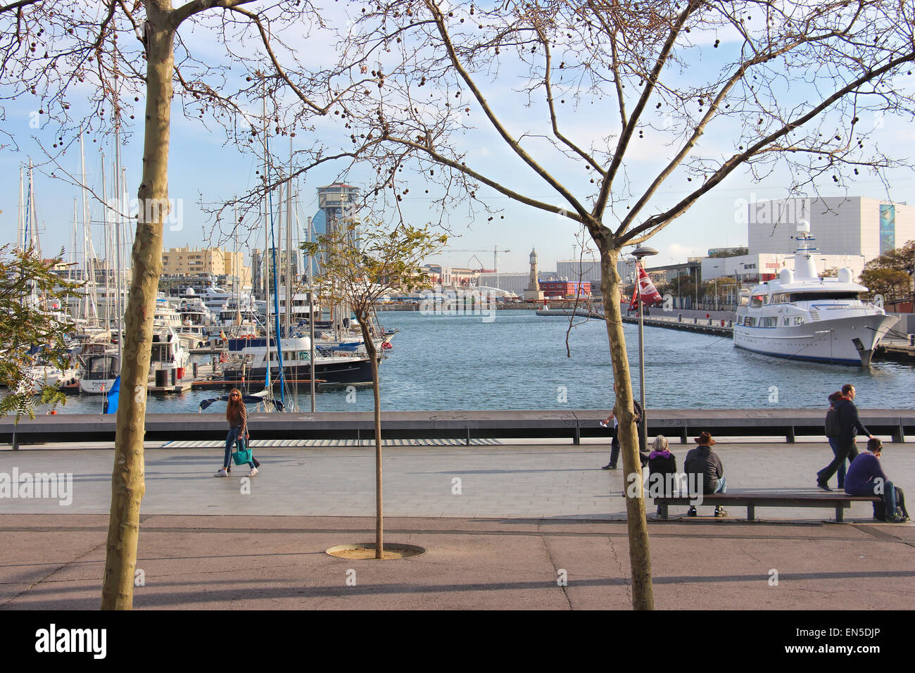 Promenade barcelona hi-res stock photography and images - Alamy