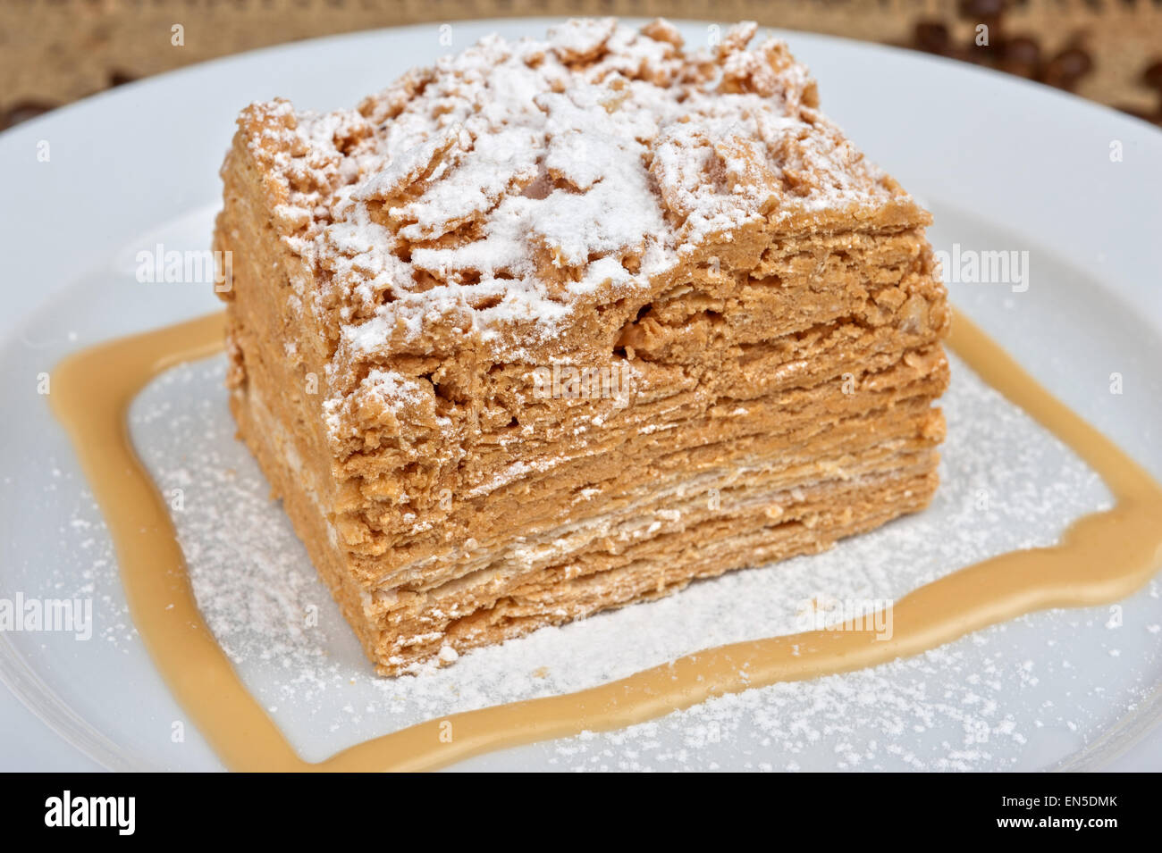 Photo with napoleon cake hi-res stock photography and images - Alamy