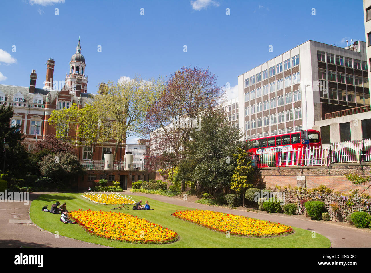 Queens garden in Croydon Surrey in Spring UK Stock Photo - Alamy