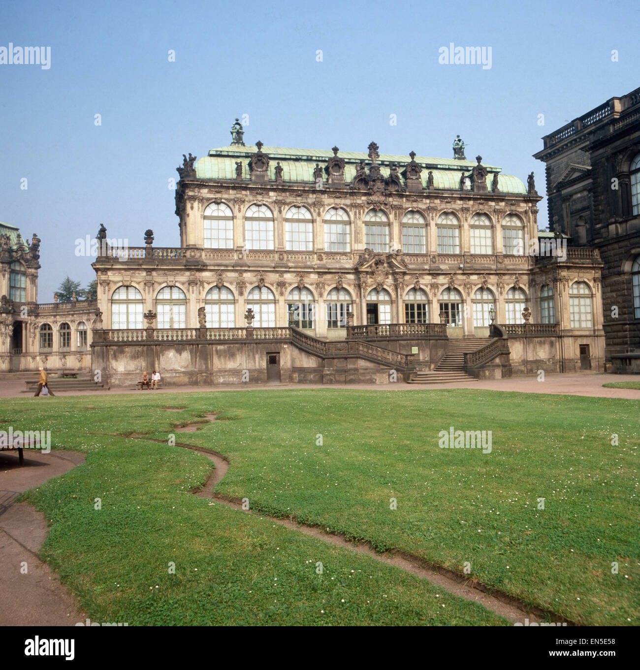 Eine Reise nach Dresden; Sachsen; DDR 1970er Jahre. Trip to Dresden ...