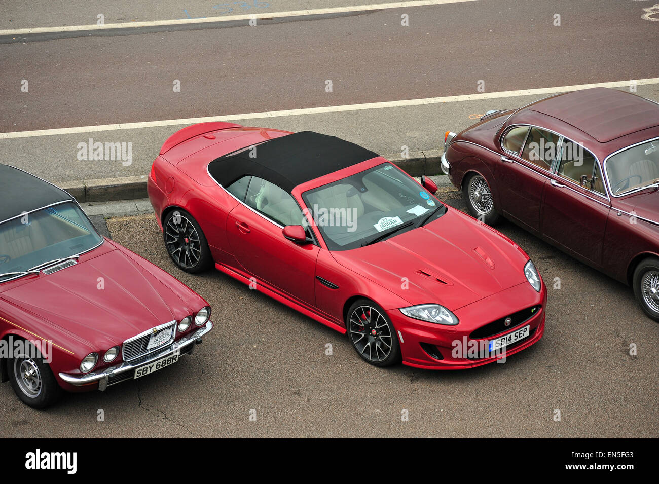 Jags parked hi-res stock photography and images - Alamy