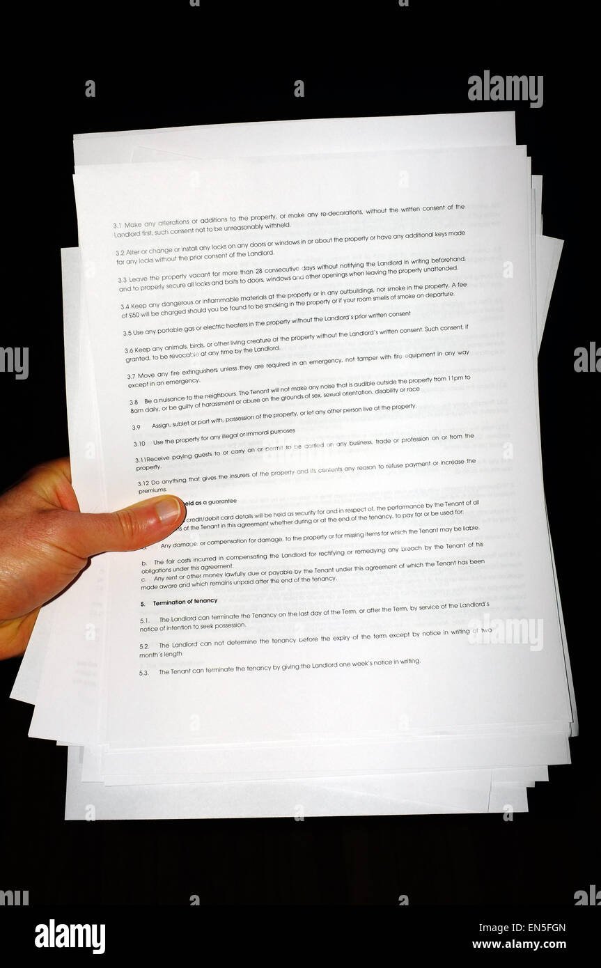 Ts and cs paperwork hi-res stock photography and images - Alamy
