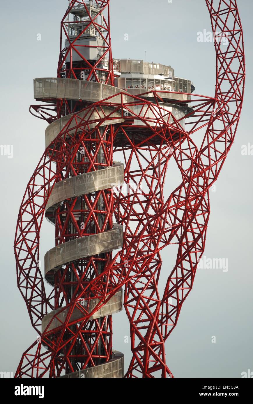 Orbit Tower at the London Olympics 2012 stadium Stock Photo - Alamy