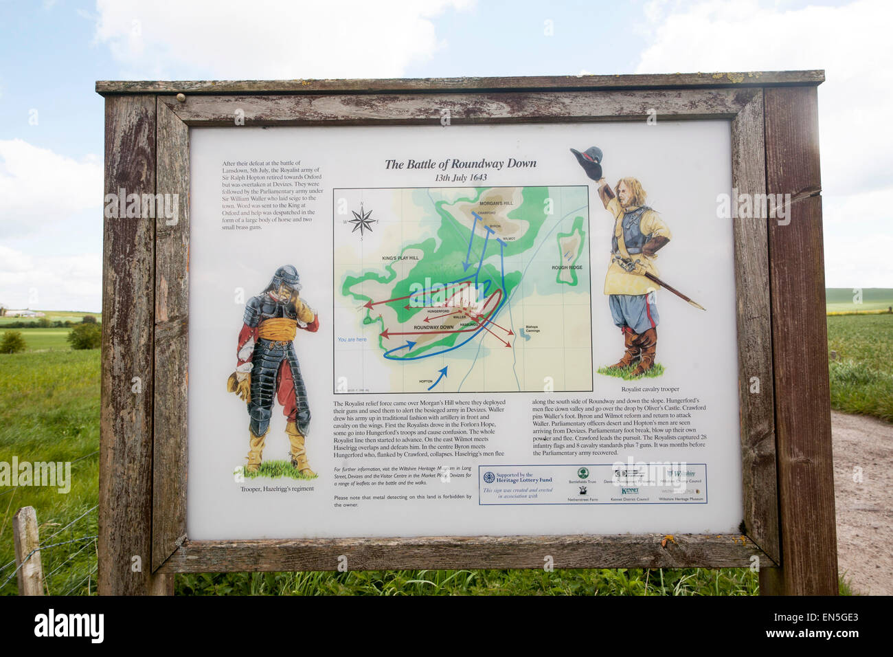 Roundway down battle hi-res stock photography and images - Alamy