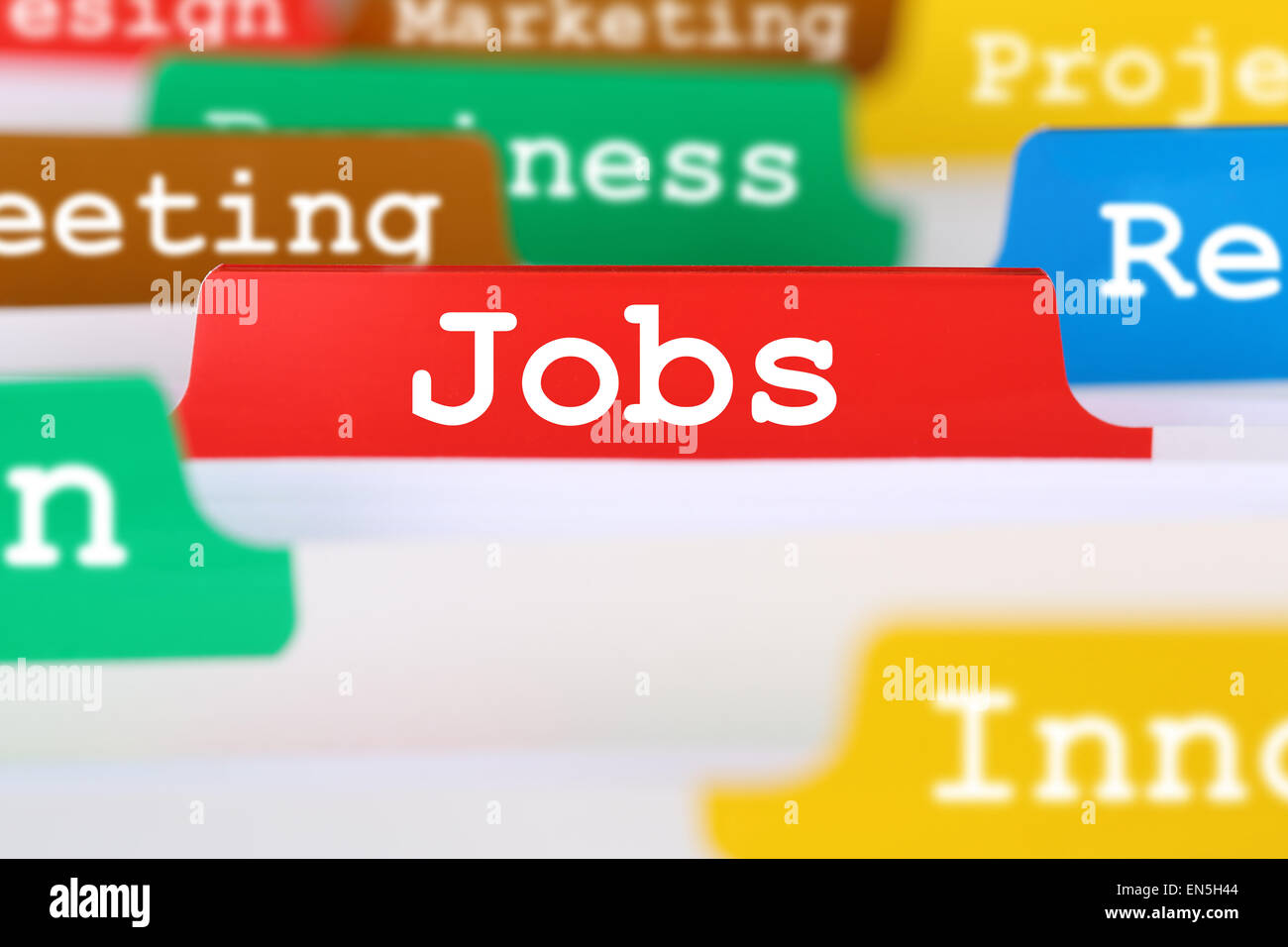 Job search for jobs employment business concept register in documents ...