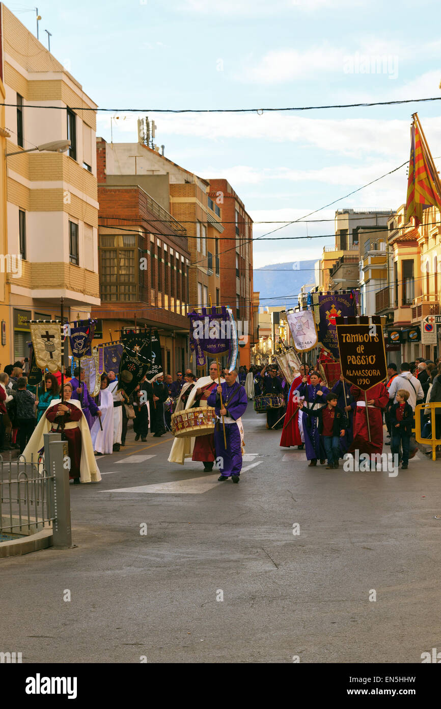 Festival of Drums in Moncofa Spain Stock Photo - Alamy