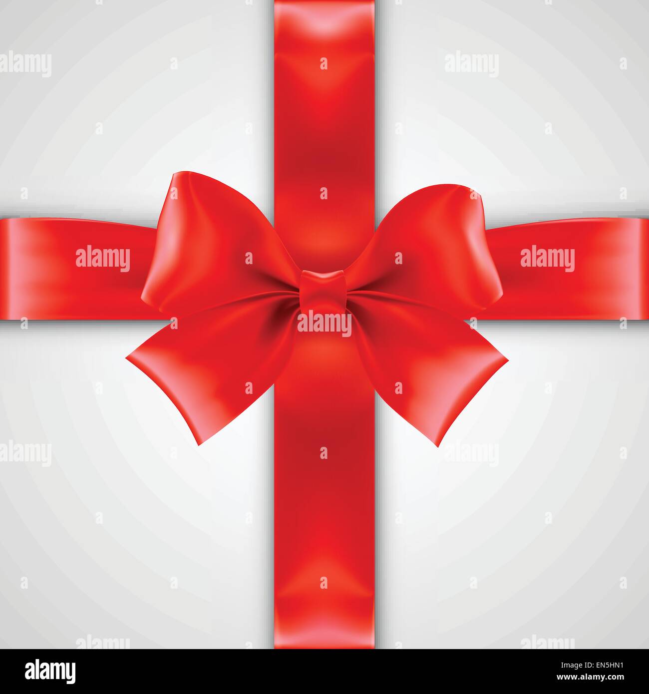 Vector Red bow isolated on white background EPS 10 Stock Vector Image ...