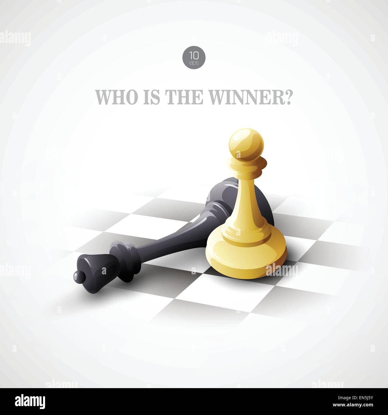 Winning Chess concept. Vector background EPS 10 Stock Vector Image ...
