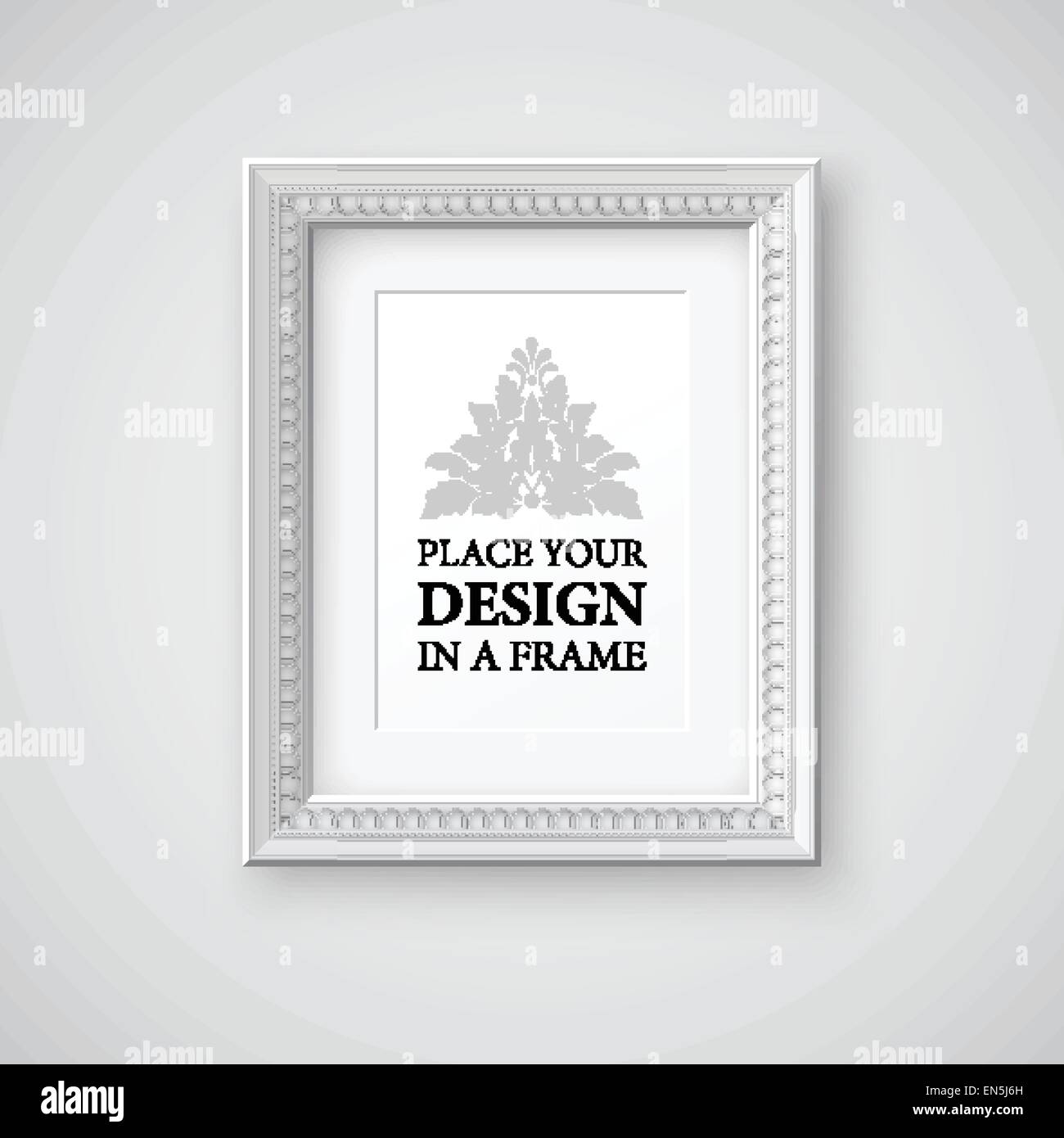 Vector Vintage Picture Frame. Template design EPS 10 Stock Vector Image ...