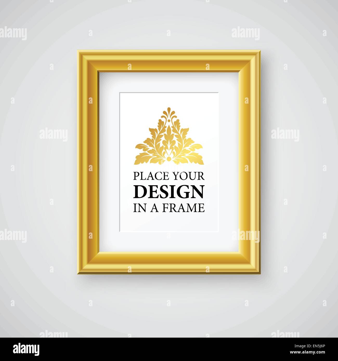 Vector Vintage Picture Frame. Template design EPS 10 Stock Vector Image ...