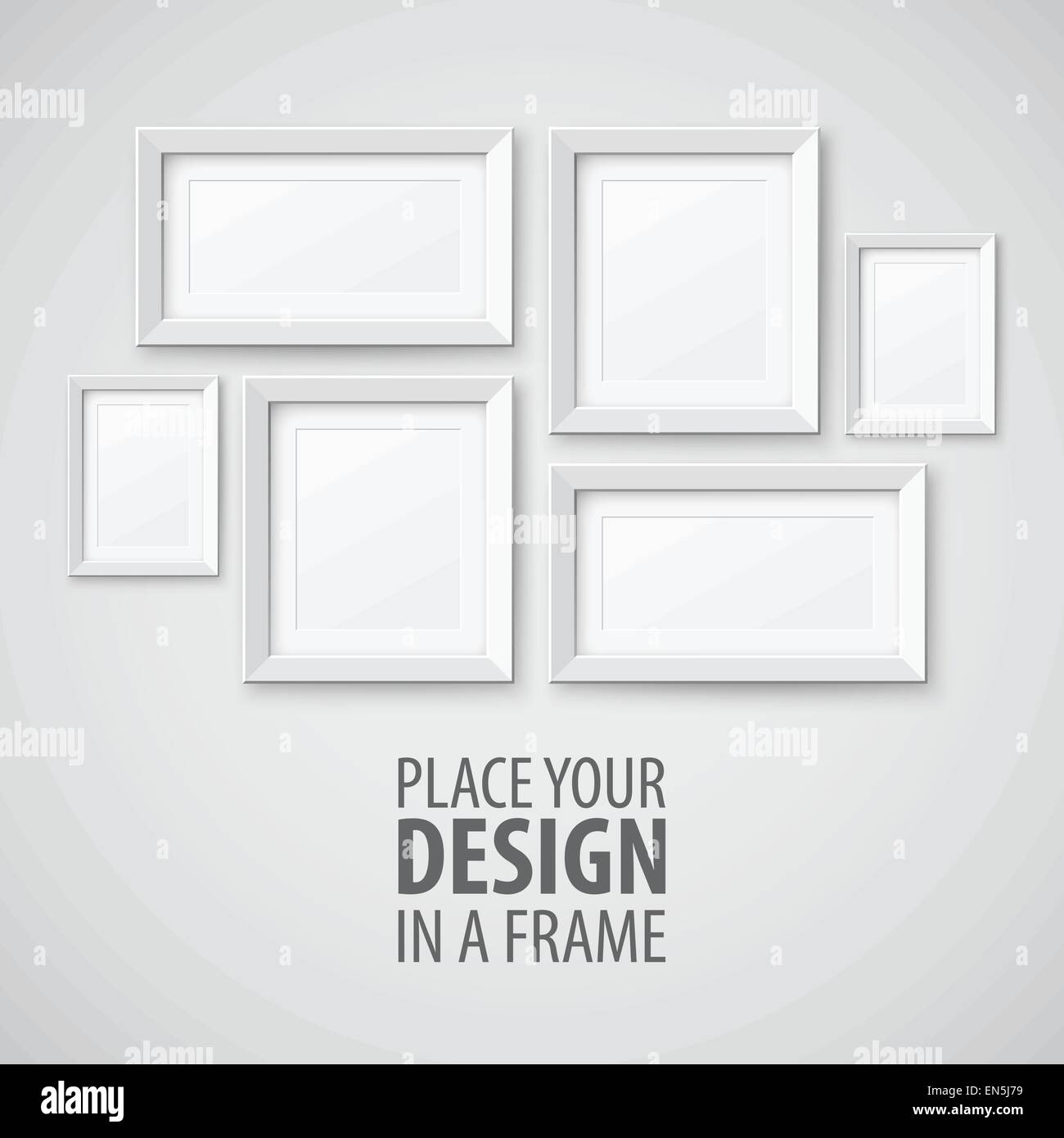 Vector Set of Picture Frame. Template for you design Stock Vector Image ...