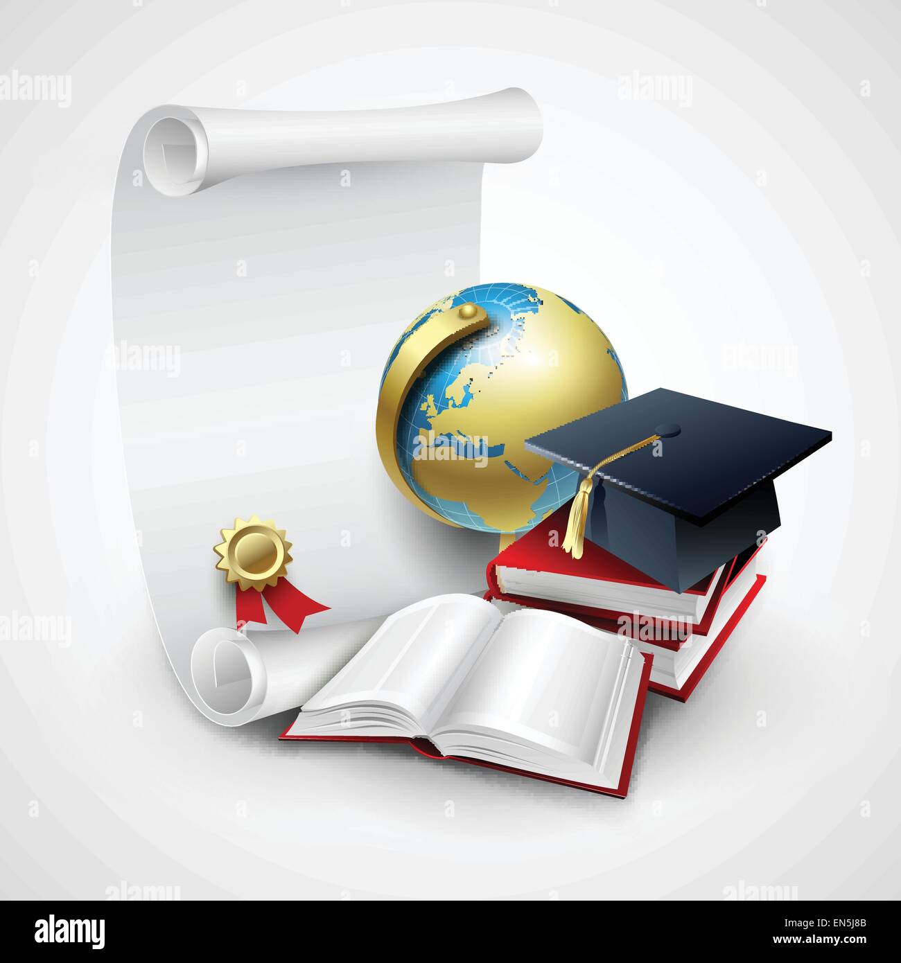 Graduation ceremony certificate hi-res stock photography and images - Alamy