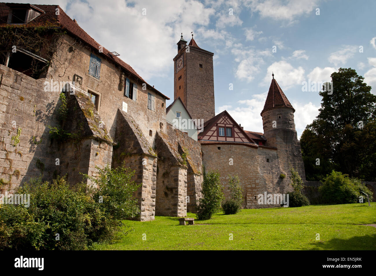 Old Town Wall Stock Photo - Alamy
