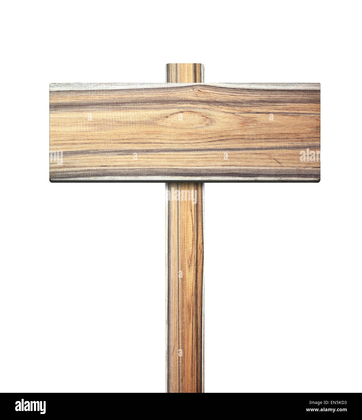 Wooden old sign isolated on background white Stock Photo - Alamy