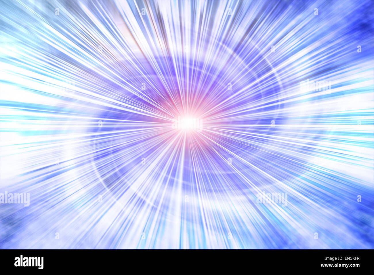 Abstract warp hole with lines, endless view Stock Photo - Alamy