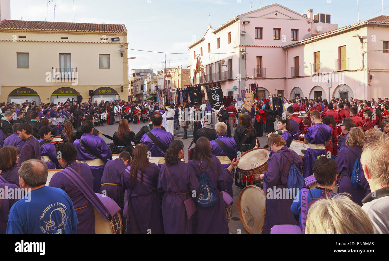 Festival of Drums in Moncofa Spain Stock Photo - Alamy