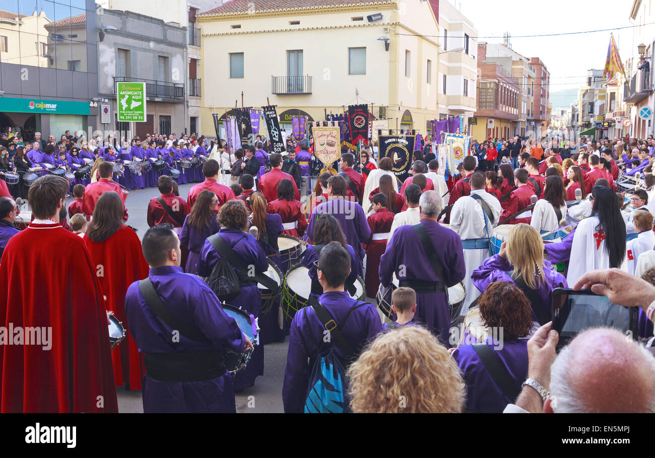 Festival of Drums in Moncofa Spain Stock Photo - Alamy