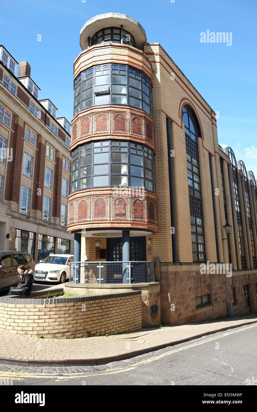 Fancy end to an Historic building in Central Bristol near the Colston ...