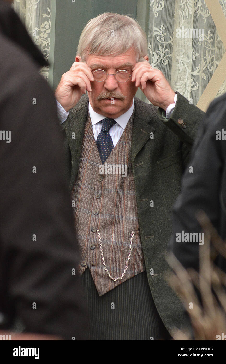 Tom Courtenay plays Corporal Jones on the 'Dad's Army' film set in ...