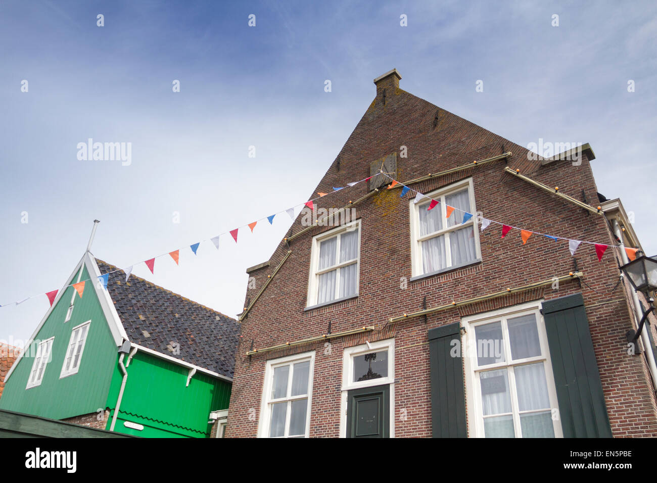 Streets in Marken, Holland Stock Photo - Alamy