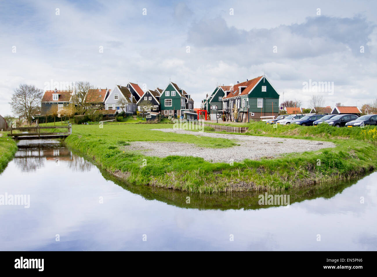 Typical houses of Marken, Holland Stock Photo - Alamy