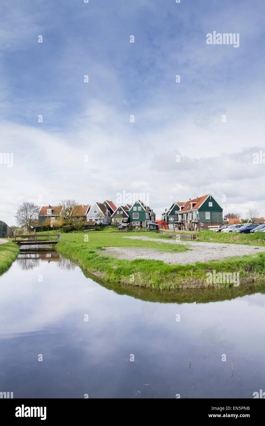 Typical houses of Marken, Holland Stock Photo - Alamy