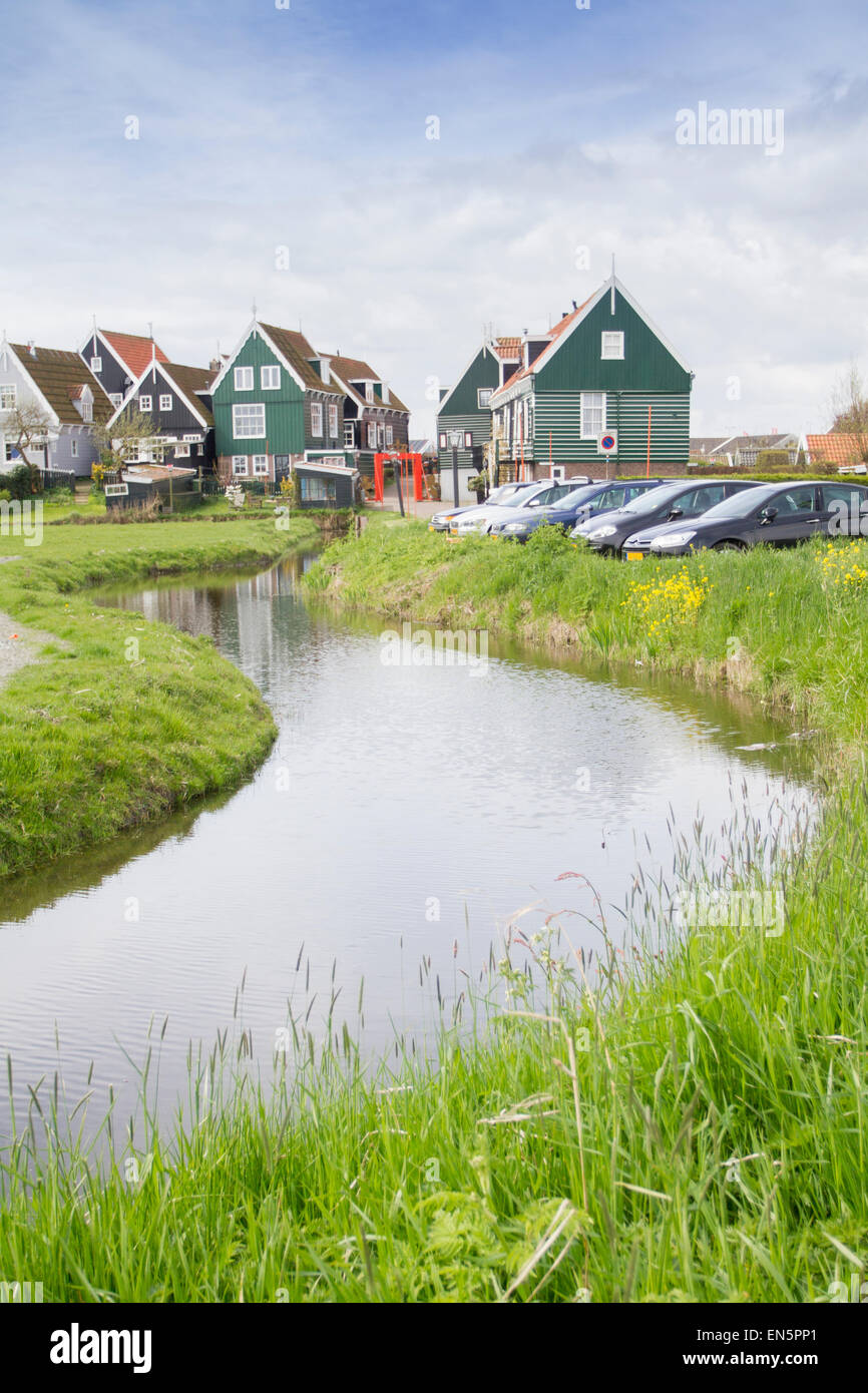 Typical houses of Marken, Holland Stock Photo - Alamy