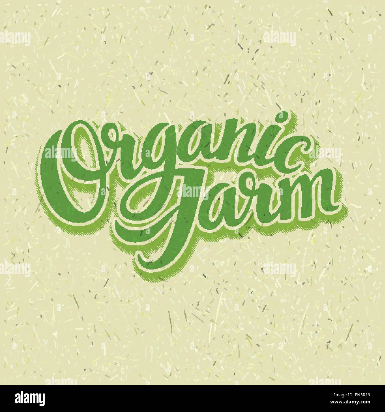 Vector organic background. Hand drawn lettering EPS 10 Stock Vector ...