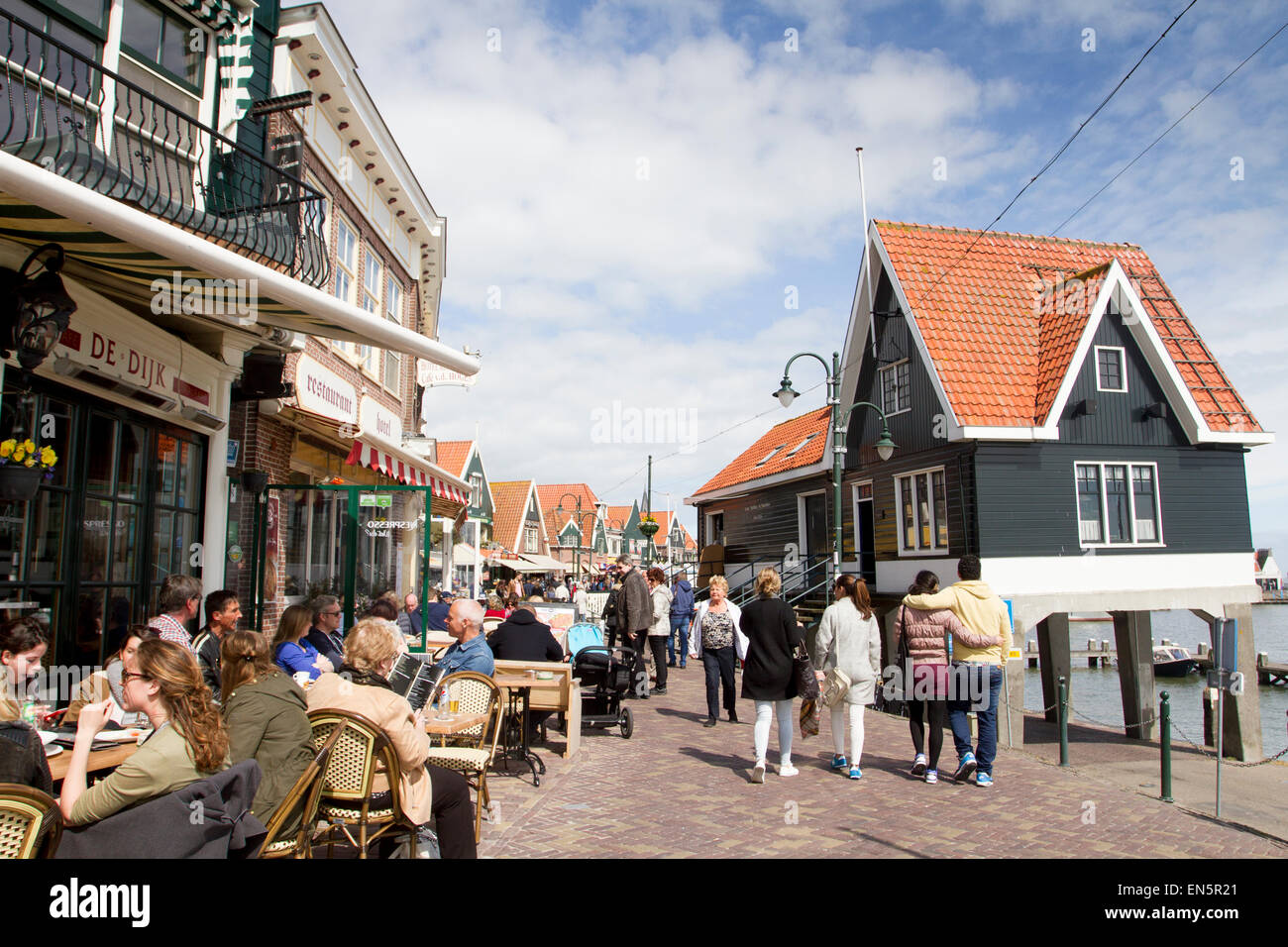 Haven, Volendam, Holland Stock Photo - Alamy