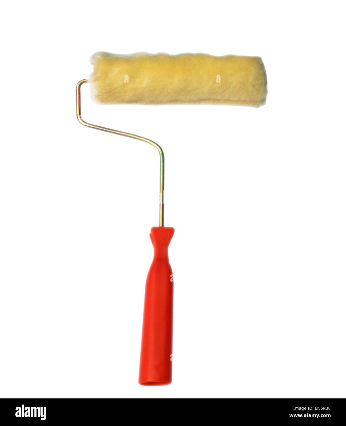 roller paint brush isolated against white background Stock Photo - Alamy