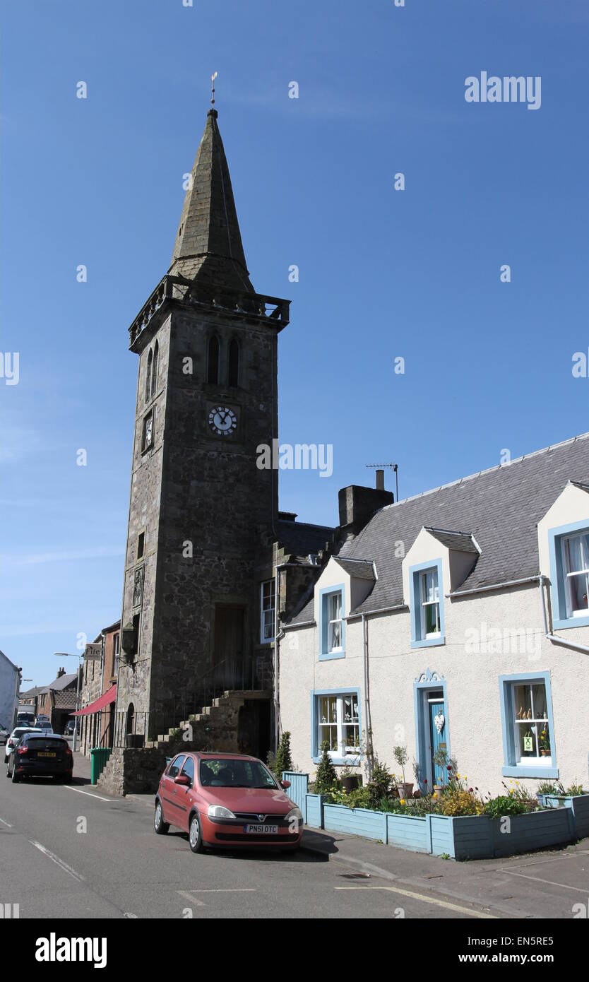 Town hall steeple strathmiglo scotland hi-res stock photography and ...