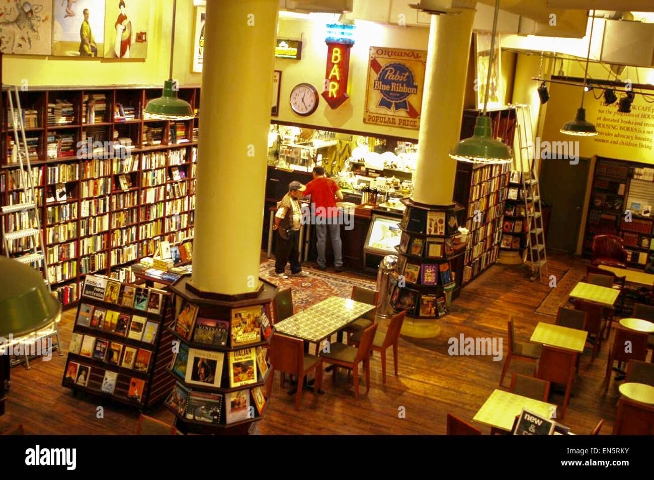 New York City, NY, USA, Non-Profit Run Used Small Book Store & Café ...