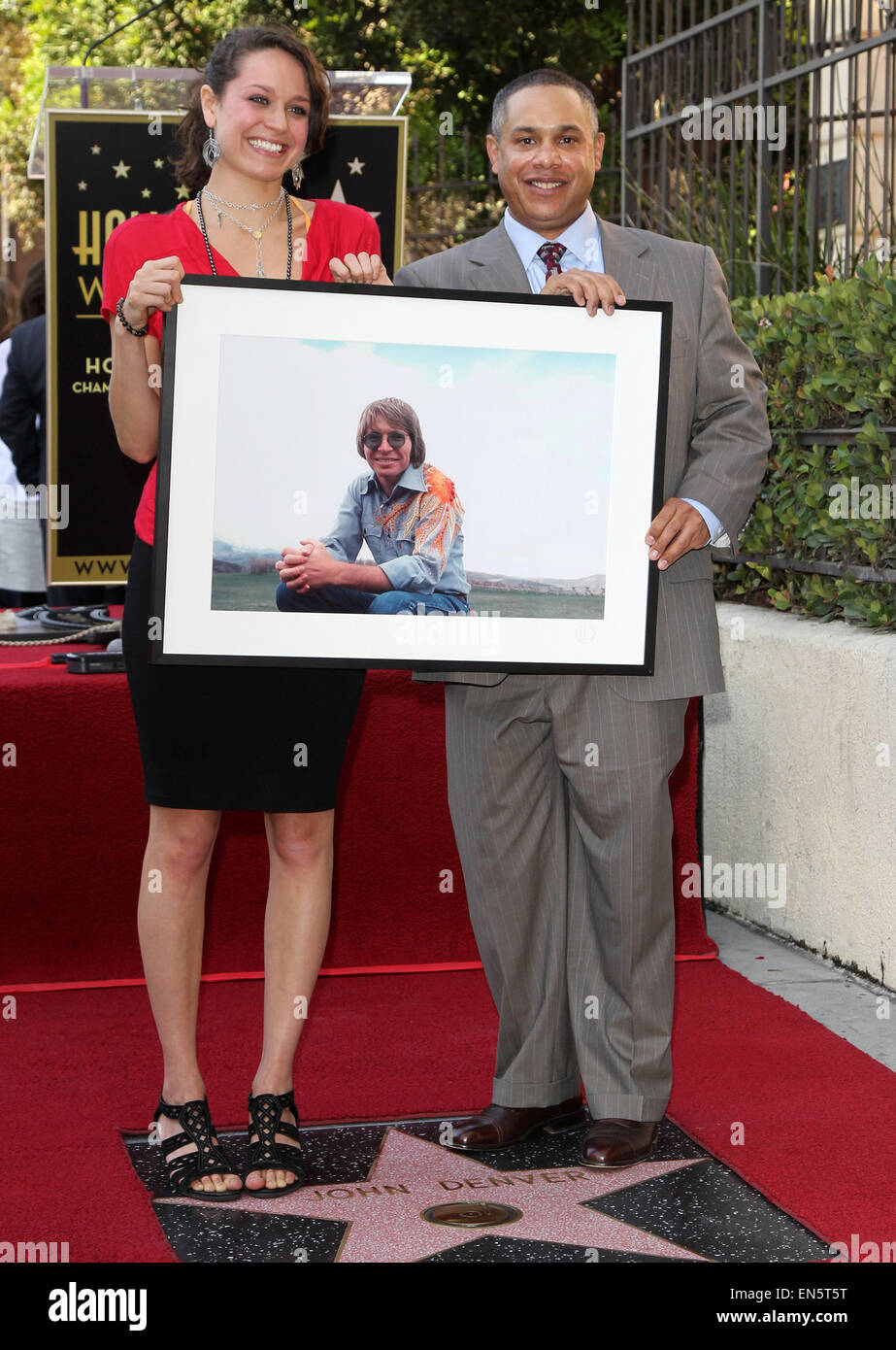 John Denver honored posthumously with a star on the Hollywood Walk Of ...