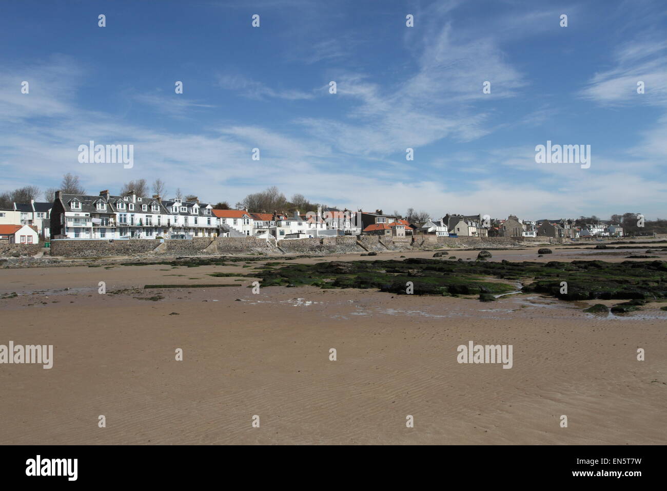 Lower Largo waterfront Fife Scotland April 2015 Stock Photo - Alamy