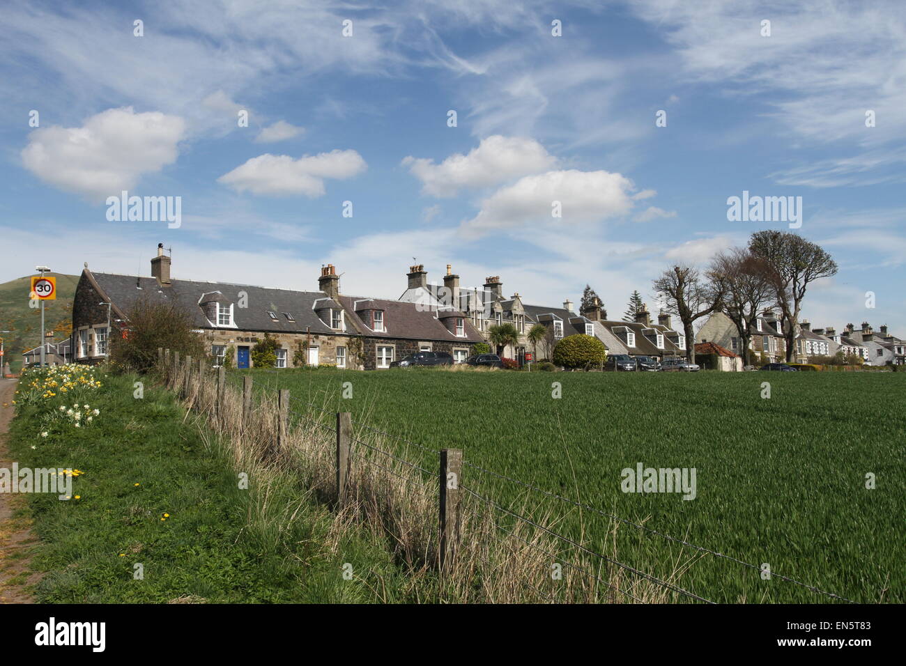 village of Upper Largo Fife Scotland April 2015 Stock Photo - Alamy