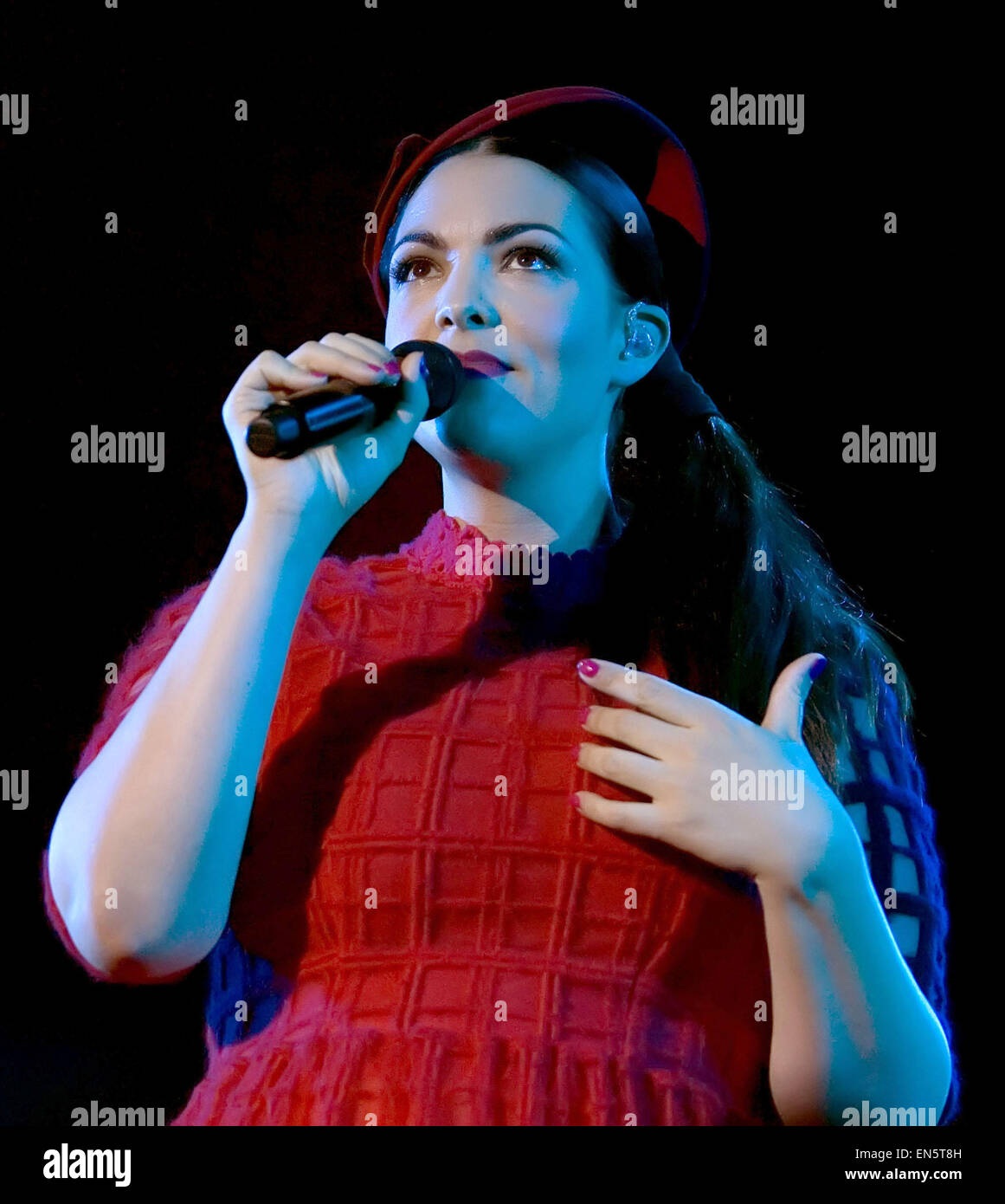 Dutch jazz/pop singer Caro Emerald performs at the SSE Hydro in the ...