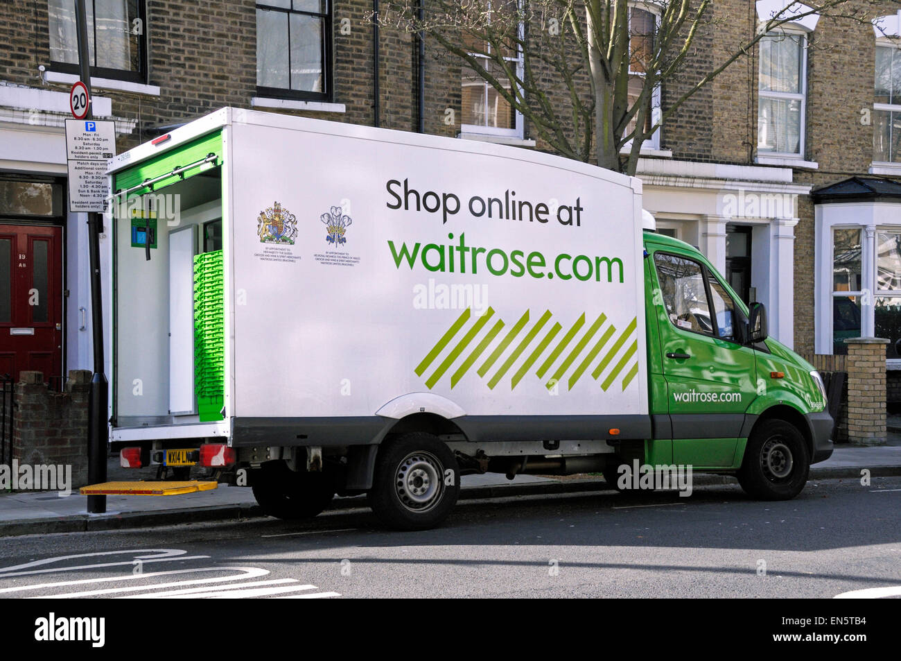 Waitrose delivery van hi-res stock photography and images - Alamy