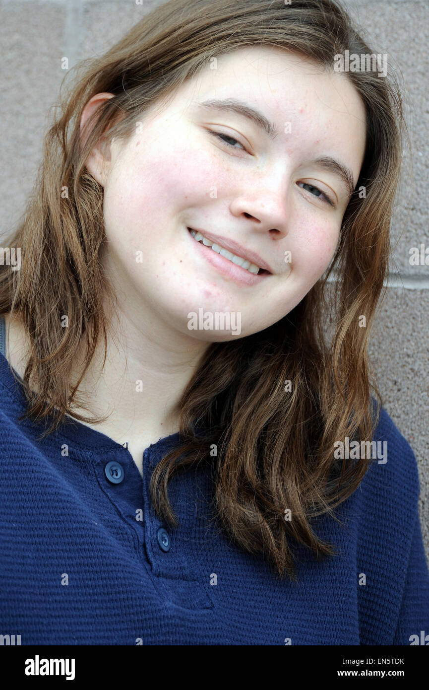 Female tomboy expressions outside Stock Photo - Alamy