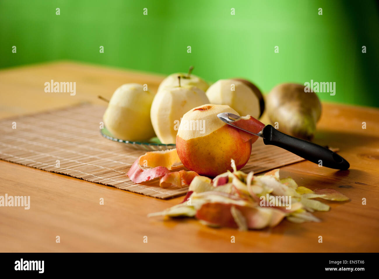 Peeling pears hi-res stock photography and images - Alamy