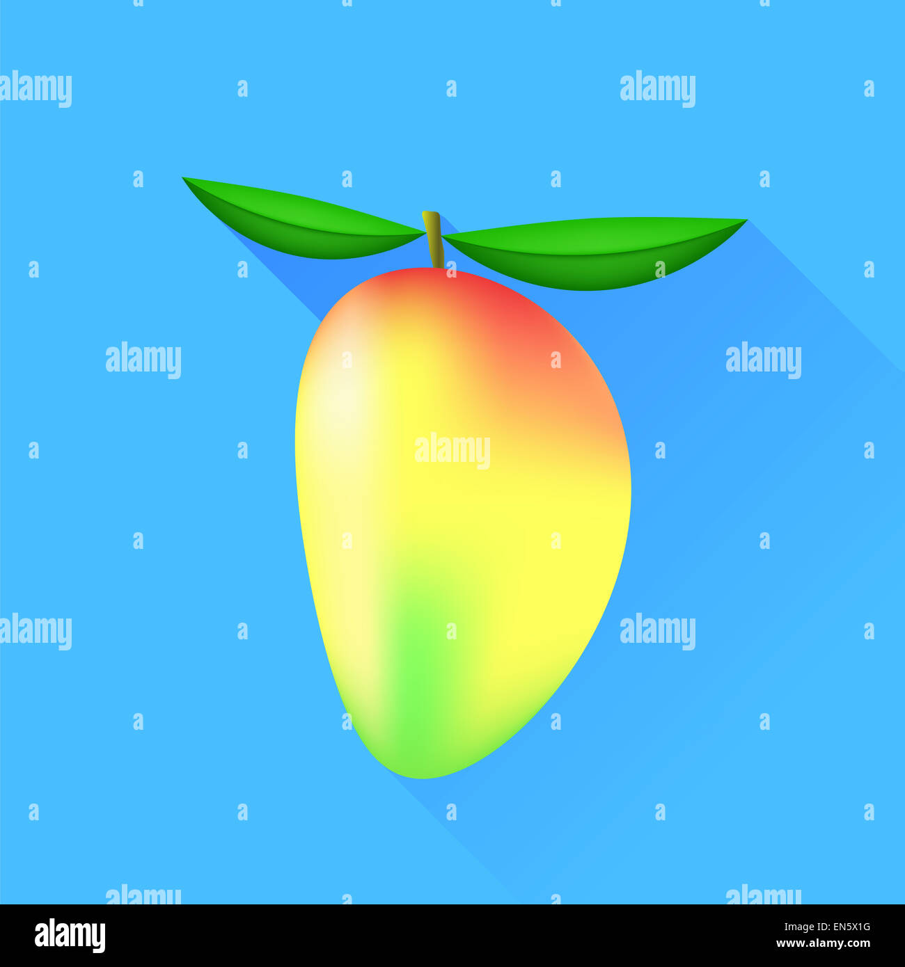 Vector Mango Fruit Stock Photo - Alamy