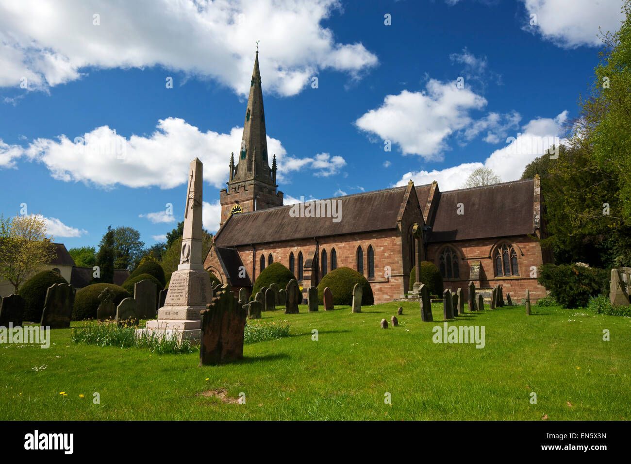 St Benedict Biscop Church Wombourne South Staffordshire England UK ...