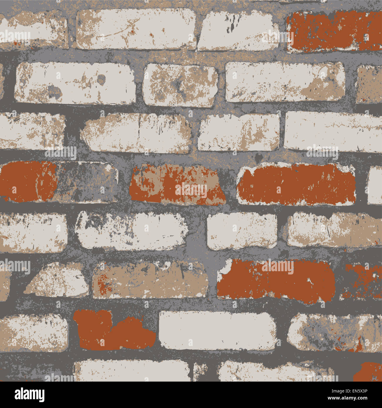 Brick wall of the house, with lines of a laying of a solution. V Stock ...