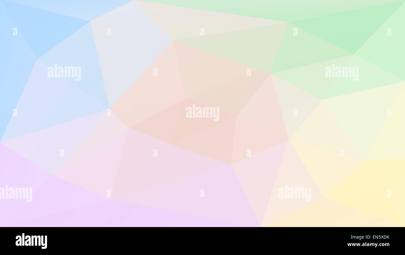 Low Polygon Multi Color Pastel Triangle Abstract Stock Photo - Alamy