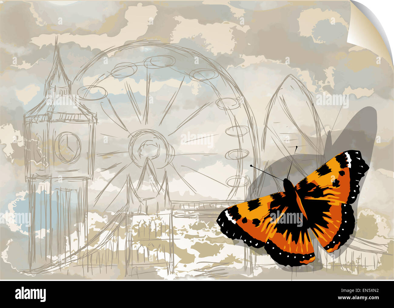 Butterfly tower hi-res stock photography and images - Alamy