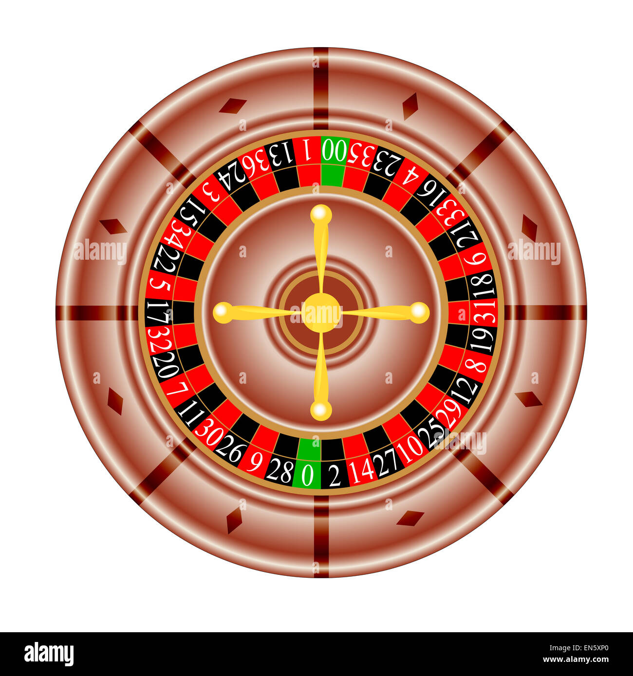 Tables, American Roulette. Vector illustration Stock Photo - Alamy