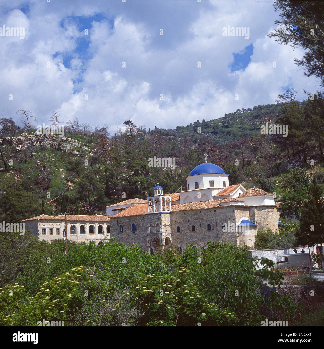 Griechenland, Samos, Kloster Timios Stavros Stock Photo - Alamy