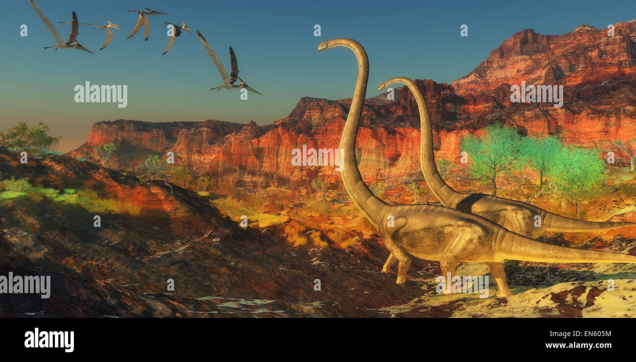 Pterosaurs flock hi-res stock photography and images - Alamy