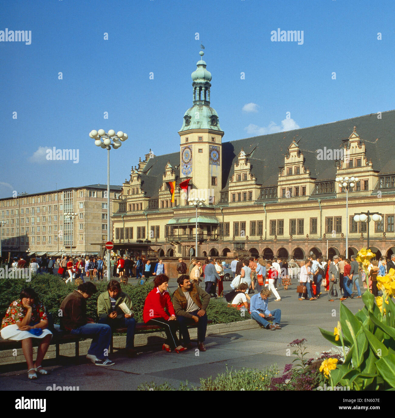 Deutschland, Leipzig, Marktplatz Stock Photo - Alamy