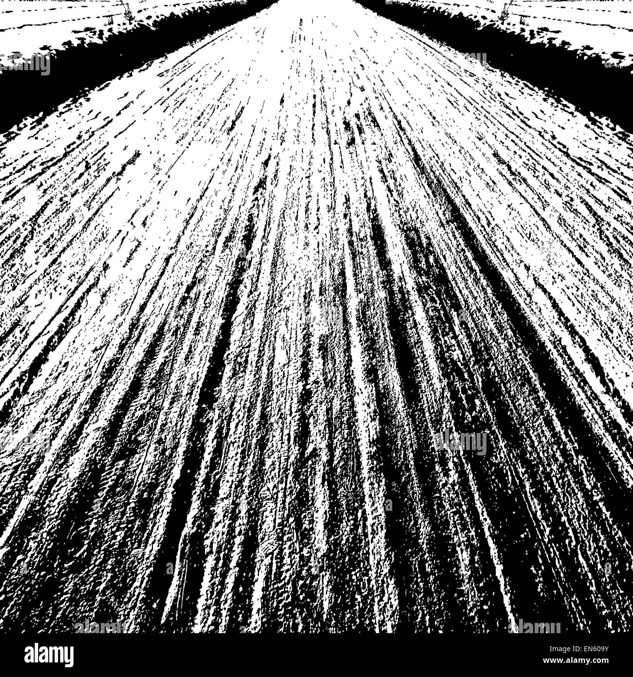 Grunge background with black tire track. Vector illustration Stock ...
